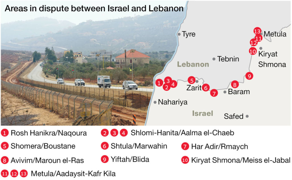 Will Lebanon’s crisis lead to Lebanese-Israeli border disputes finally ...