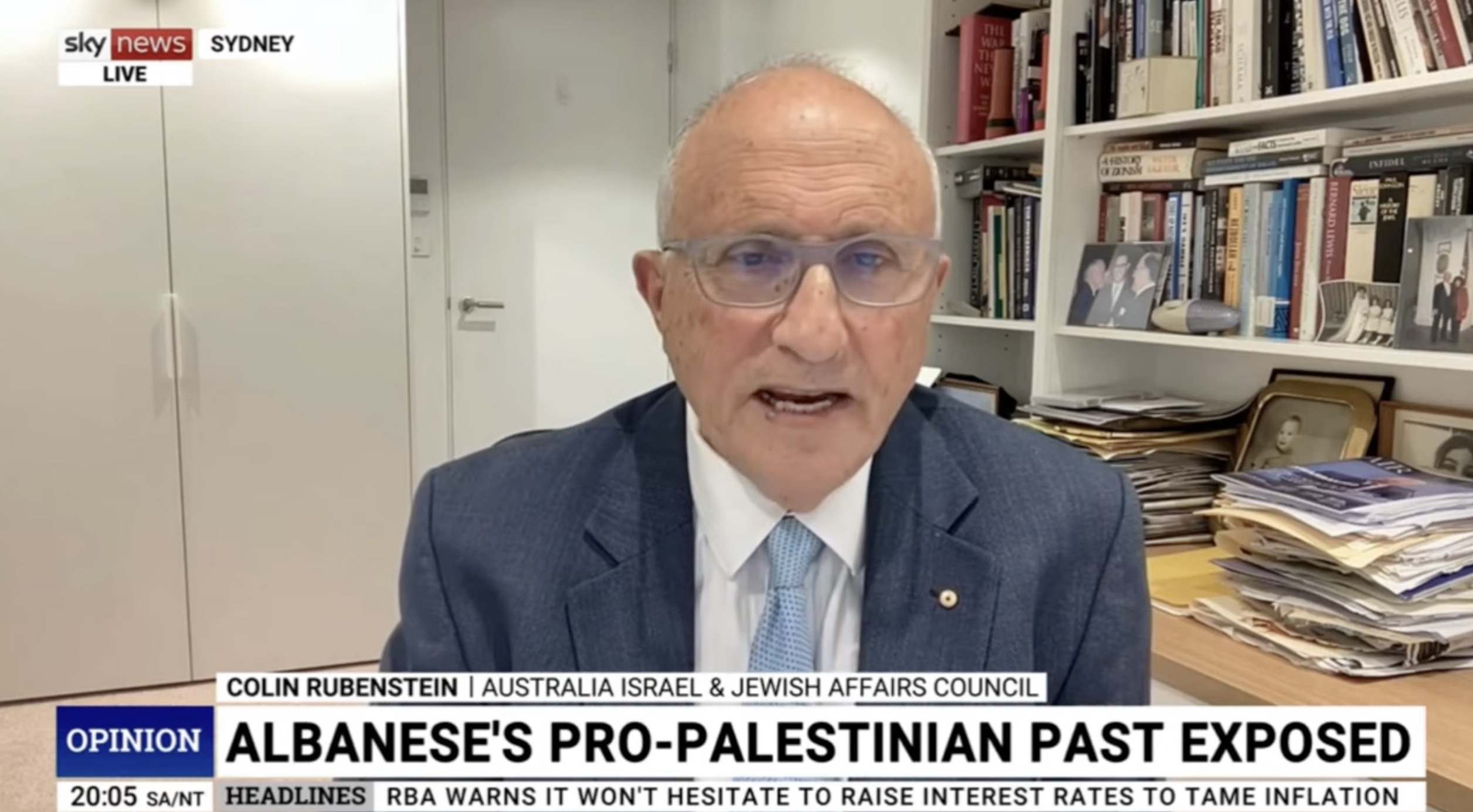 "The reason we don't get to a two-state outcome is the continuing ...